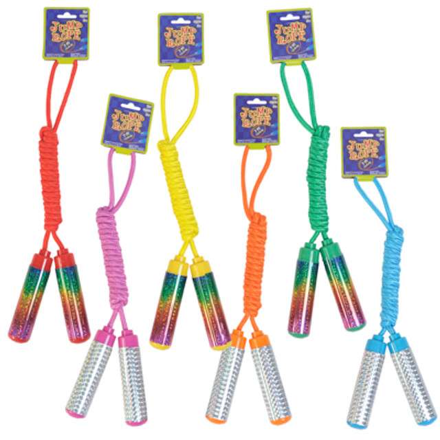 Bulk Jump Ropes - 7', Laser Handles - Wholesale Jump Ropes