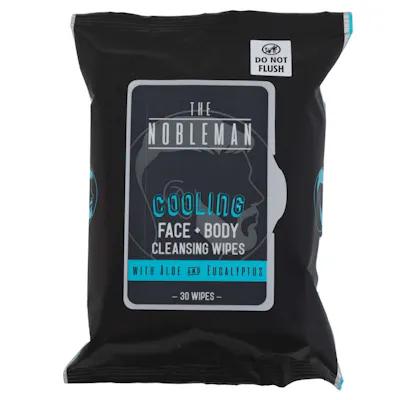 Men's Cooling Face and Body Wipes - 30 Count | DollarDays