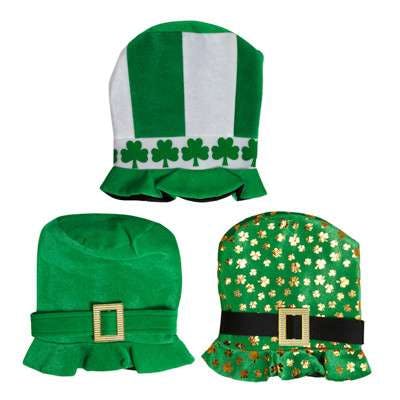 St. Patrick's Day Adult Velvet Hats - Assorted | DollarDays