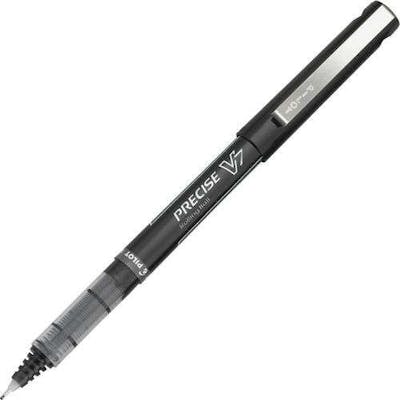 Bulk Precise V7 Pens - Black, Fine, 0.7mm, Capped, 12 Pk, Roller Pens