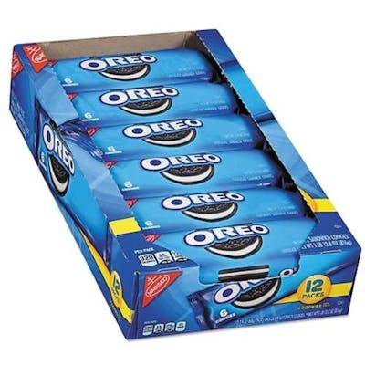 Bulk Oreo Sandwich Cookies - Original, 2.40 oz, 12 Pk | Wholesale Food