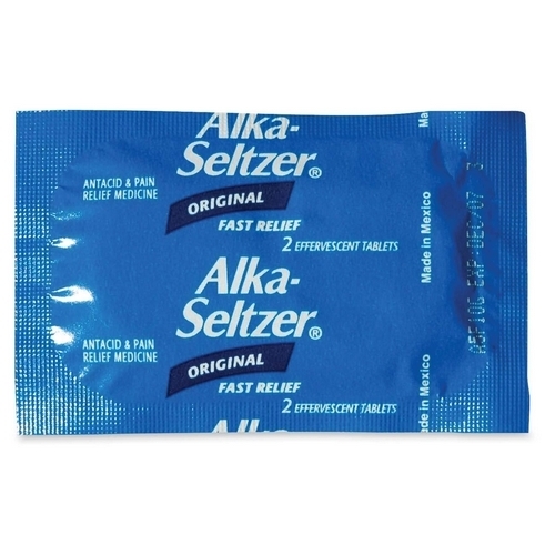 Bulk Alka-Seltzer Packet Dispensers - 2 Tablets, 15/Box - DollarDays