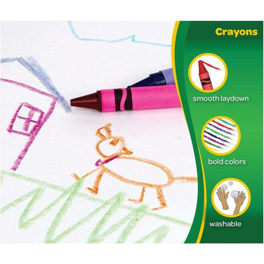 Crayola Crayons - 8 Coun | DollarDays