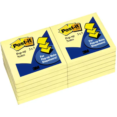 Bulk Post It Pop Up Note Pads, 100 Sheets - DollarDays