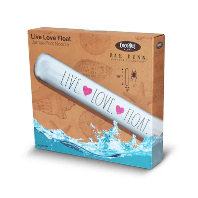 Wholesale Inflatable Pool Noodles, "Live Love Float"