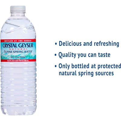 Bulk Crystal Geyser Spring Water, 24 Pack | Wholesale Bottled Water