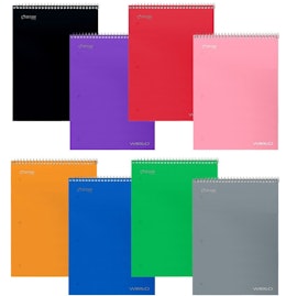 Wholesale 1 Subject Top Spiral Notebooks Assorted