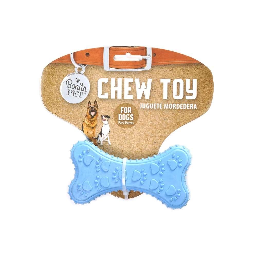 Dog Chew Bones - Blue, 4" | DollarDays