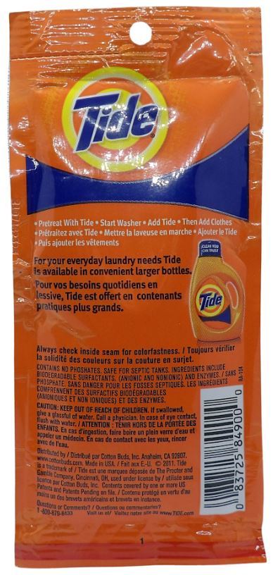 Wholesale Tide Original Packets for Single Loads