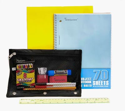 Bulk Middle School Kits, 15 Piece, Wholesale Back-to-School Supplies