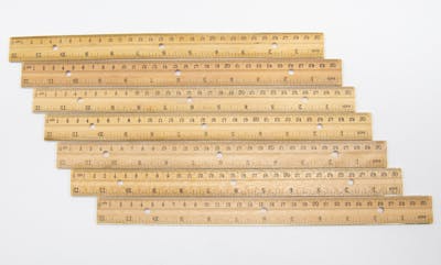 Bulk Wooden Rulers - 12" - DollarDays