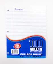Wholesale A Homework College Ruled Filler Paper 36 Count 100 Sheets