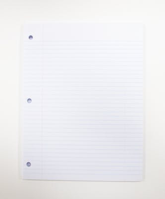 Wholesale Filler Paper - College Ruled, 100 Sheets, 3 Hole Punched