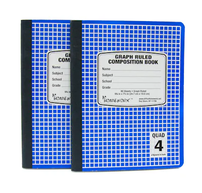 Graph Ruled Composition Books 80 Sheets – Buy by the Case – DollarDays