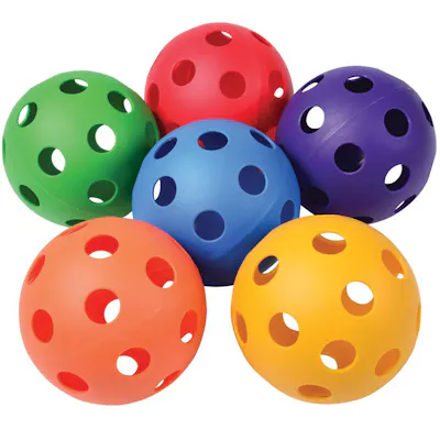 Plastic Softballs - Assorted Colors | DollarDays