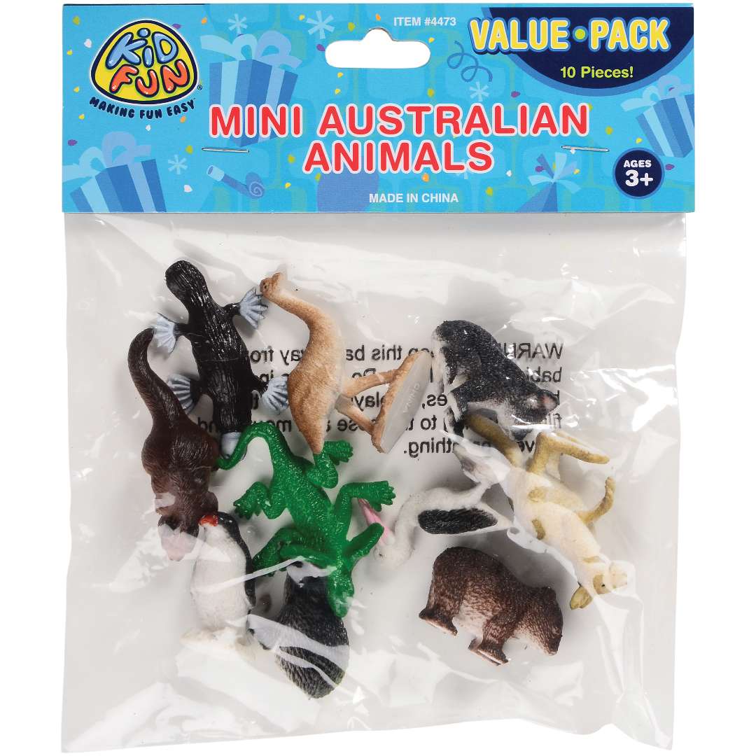 Wholesale Mini Australian Animal Figurines, Assorted