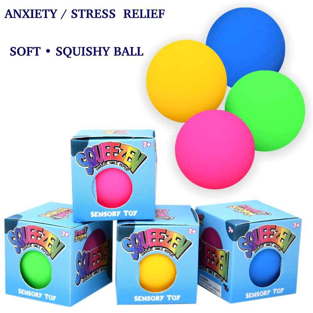 Wholesale Stress Balls, Assorted Colors - 2.75" - DollarDays