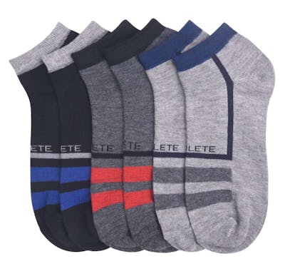 Men's Low-Cut Socks - Size 10-13, Assorted Colors
